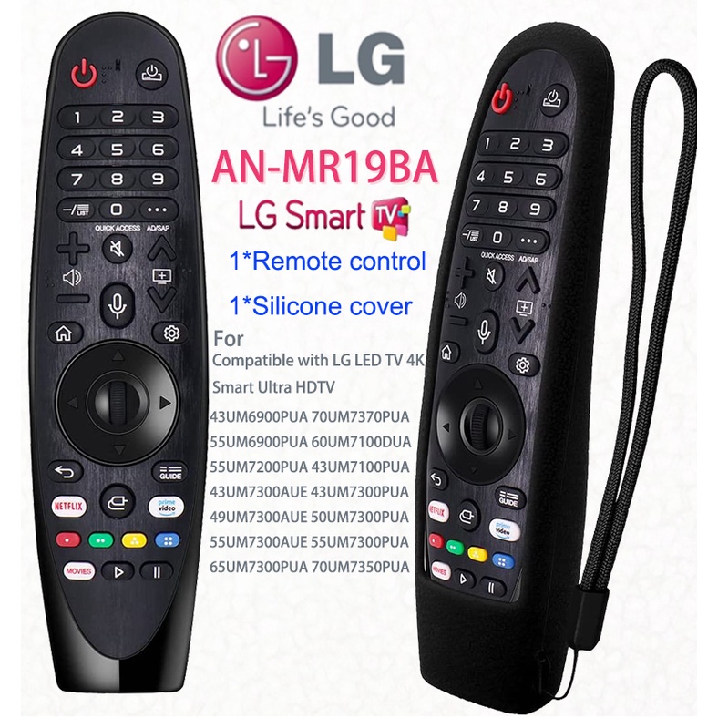 New AN-MR19BA Replaced Remote Replacement for LG Smart TV 2019 Models ...