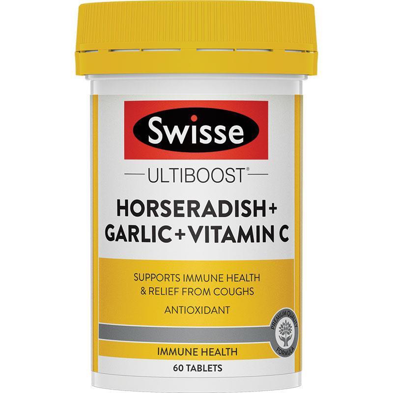 Swisse Horseradish + Garlic + Vitamin C 60 Tablets | Shopee Thailand