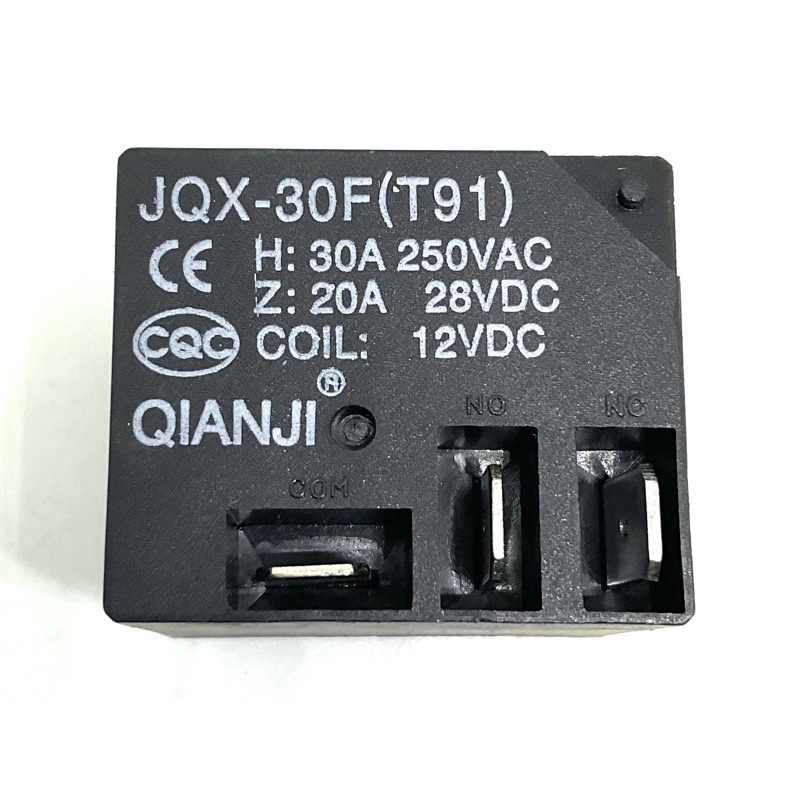 รีเลย์รุ่นJQX-30F(T91) 12VDC / 24VDC 2คอนแทค COM. 1NO 1NC | Shopee Thailand