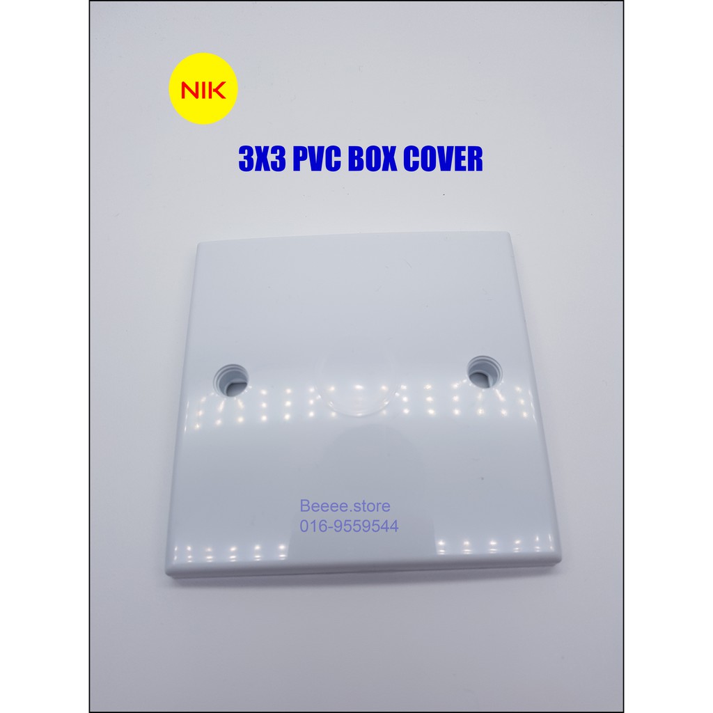 3x3 PVC Box Cover PVC Box Surface Type Nut Box Cover / Electrical Box ...