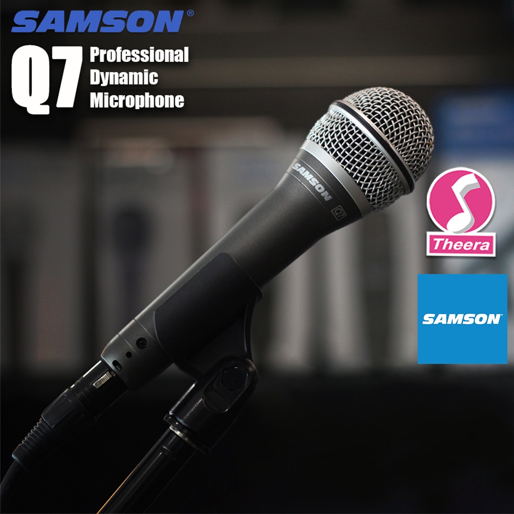 ไมค์โครโฟนสำหรับร้องเพลง SAMSON Q7 Dynamic Microphone สินค้านำเข้าโดย ...