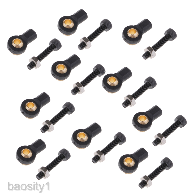[BAOSITY1] 10pcs M3 Ball Head Holder for Axial Link Rod End Ball Joint for 1/10 RC Car | Shopee ...