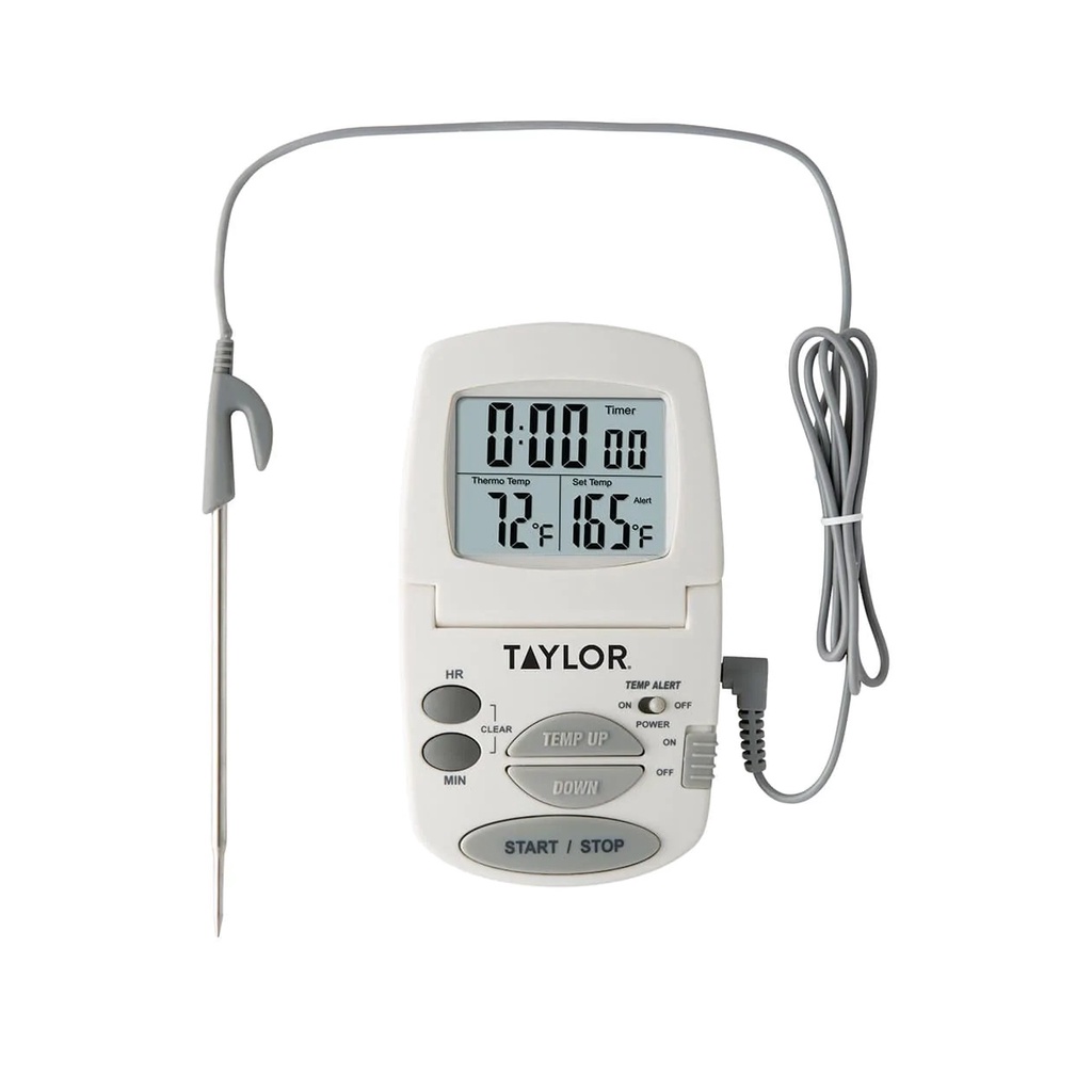 เทอร์โมมิเตอร์ Taylor Thermometer with Timer Instant Read Wired Probe ...