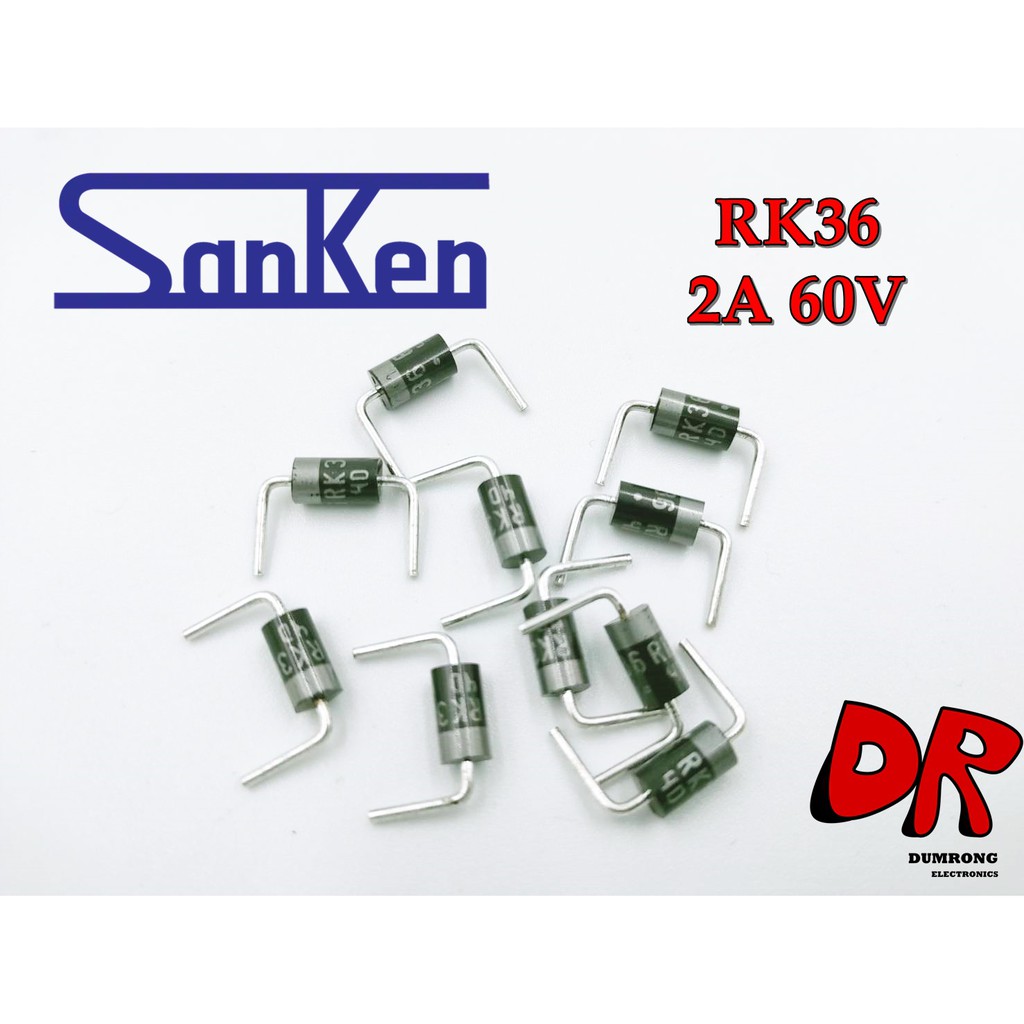 (10 ชิ้น) RK36 60V 2A Schottky Rectifier Diode ยี่ห้อ SANKEN | Shopee ...