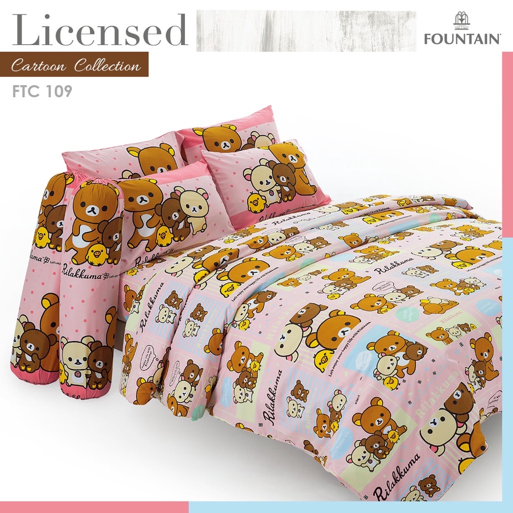 ชุดเครื่องนอนลายการ์ตูนลิขสิทธิ์แท้ ครบชุด 6 ชิ้น(รวมผ้านวม) ยี่ห้อ ...