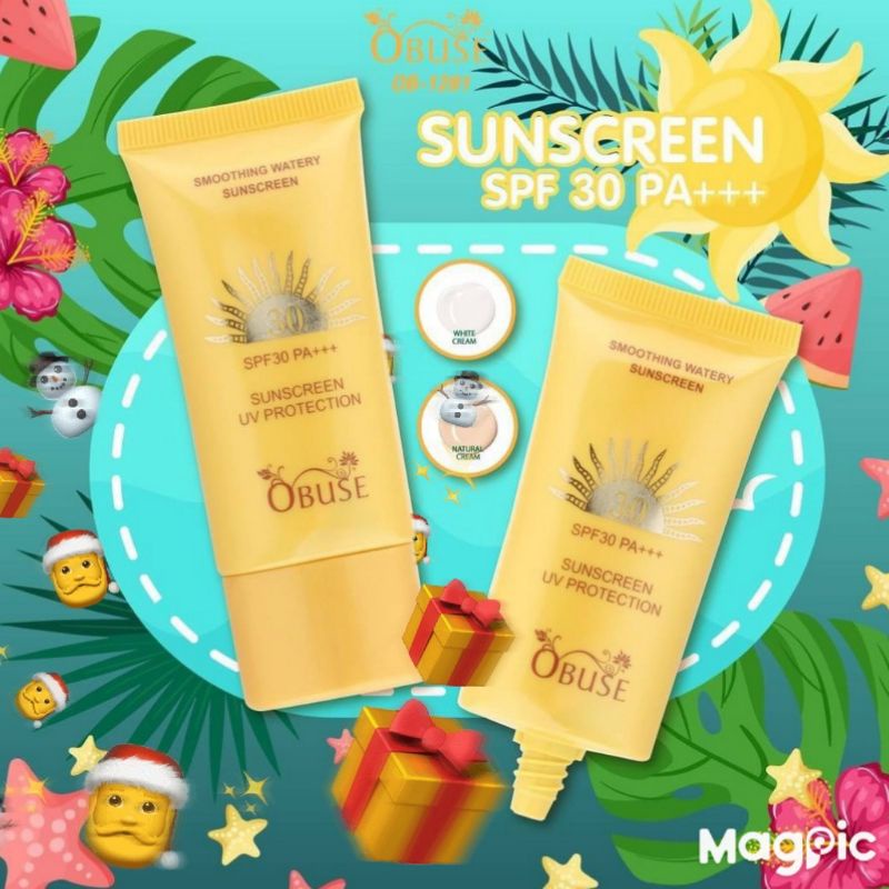 Obuse BB Cream Sunscreen SPF30 PA+++ ครีมรองพื้นผสมสารกันแดด | Shopee Thailand