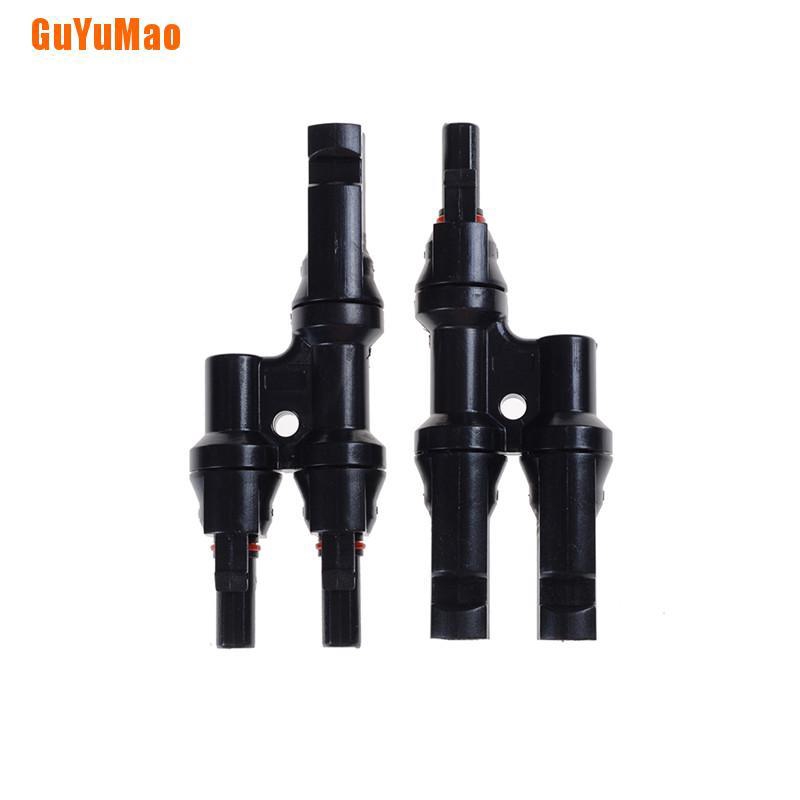 [GUYU] Mc4 Y Type อะแดปเตอร์เชื่อมต่อสายเคเบิ้ลแผงพลังงานแสงอาทิตย์ 1 คู่ | Shopee Thailand