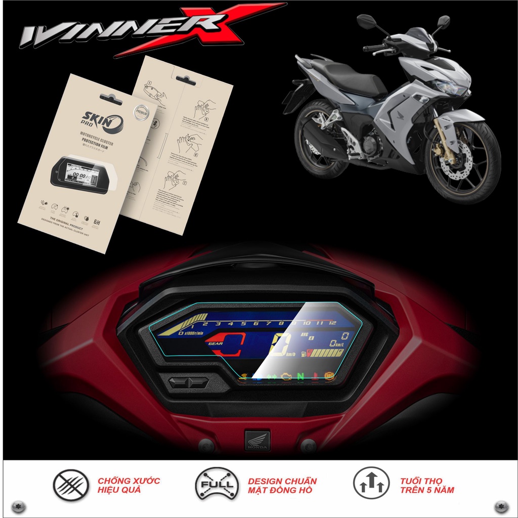 สติ๊กเกอร์ Ppf ช่วยปกป้องหน้านาฬิกาของ HONDA WINNER X V3 V4 2022 ถึง ...
