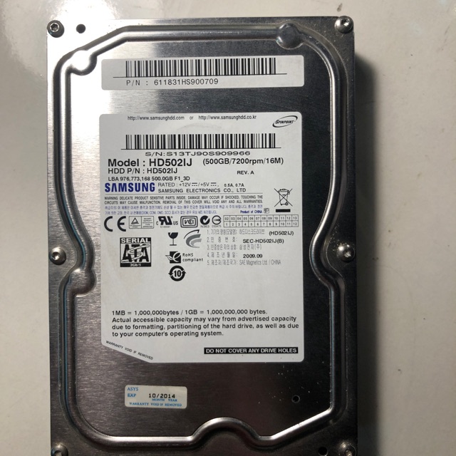 HDD Samsung 500GB format พร้อมใช้งาน | Shopee Thailand