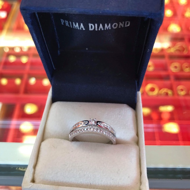 แหวนเพชร PRIMA DIAMOND แท้ มีใบรับประกัน | Shopee Thailand