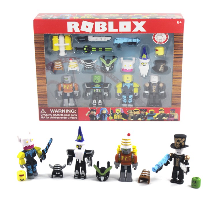 Roblox Building Blocks ชุดหุ่นยนต์พร้อมหมวกตุ๊กตา Virtual World เกม ...