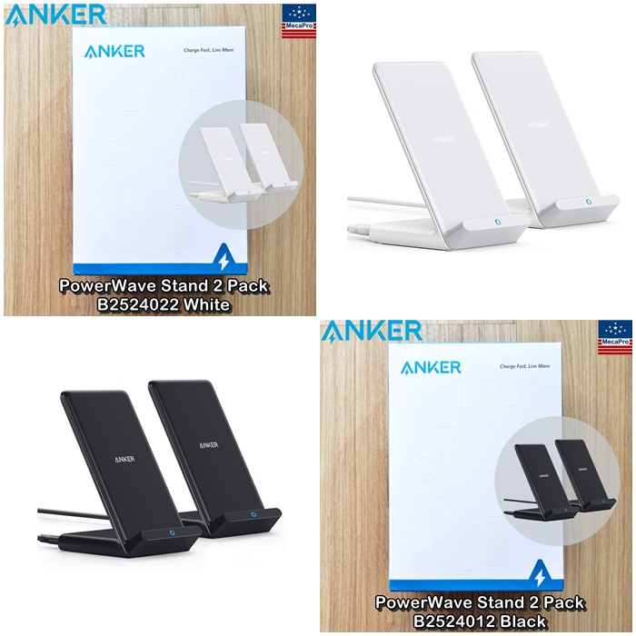 Anker® PowerWave Stand 2 Pack แองเคอร์ เเท่นชาร์จเร็ว แบบไร้สาย ที่ ...