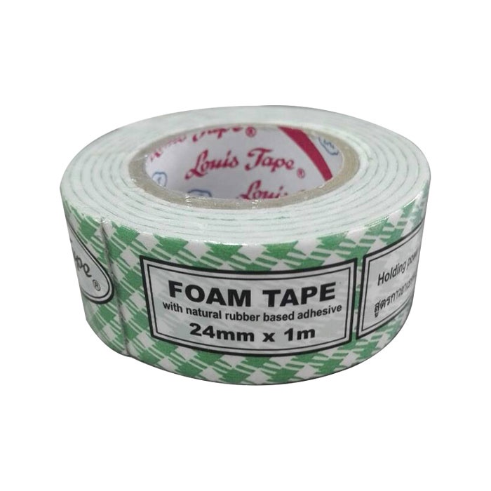 Louis Tape (หลุยส์เทป) เทปกาวสองหน้าโฟม 24mm. X 1m. | Shopee Thailand