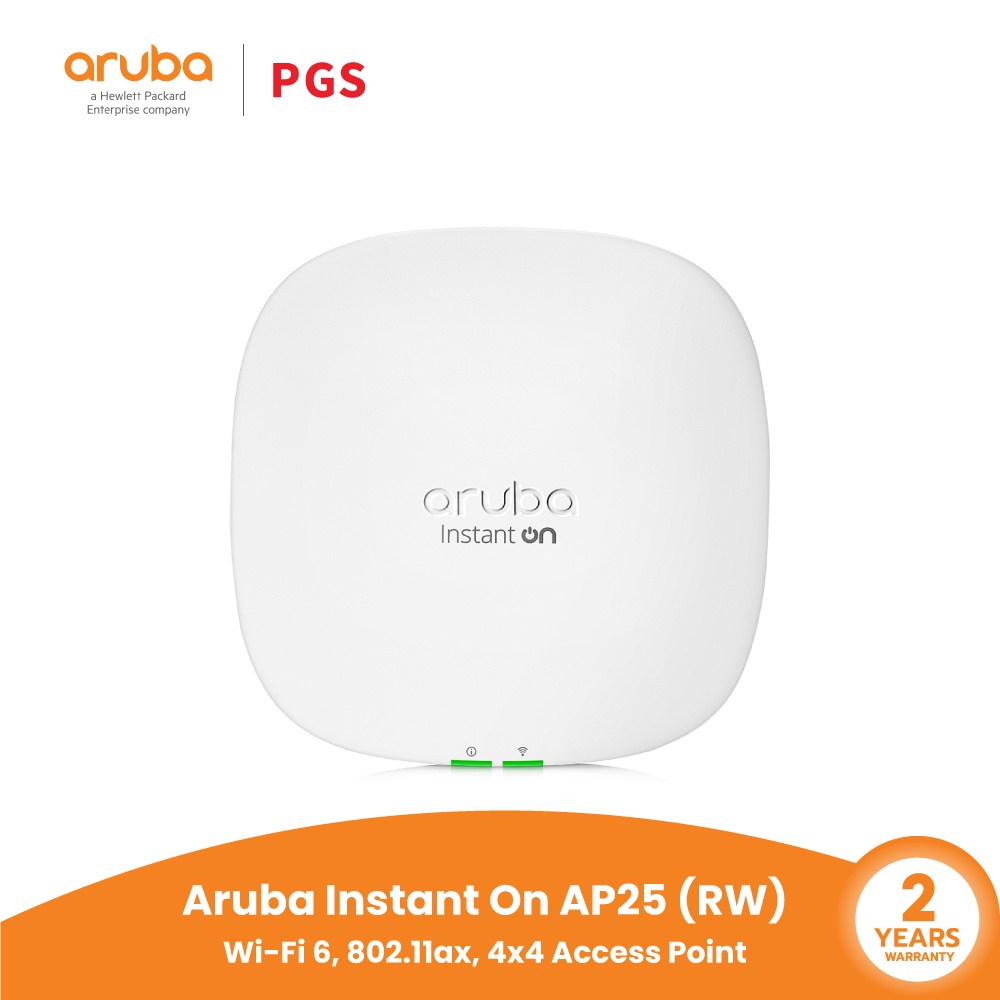 Aruba Instant On AP25 (RW) 4x4 Wi-Fi6 Indoor AP (อุปกรณ์กระจายสัญญาณ ...