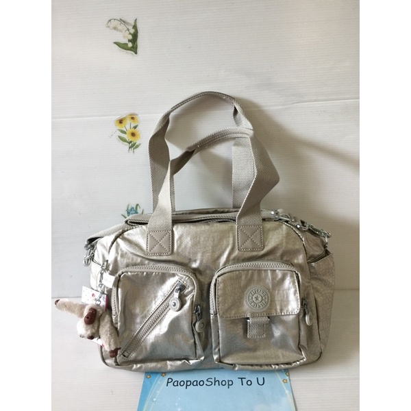 Kipling Defea GM Silver Beige Snake USA | Shopee Thailand