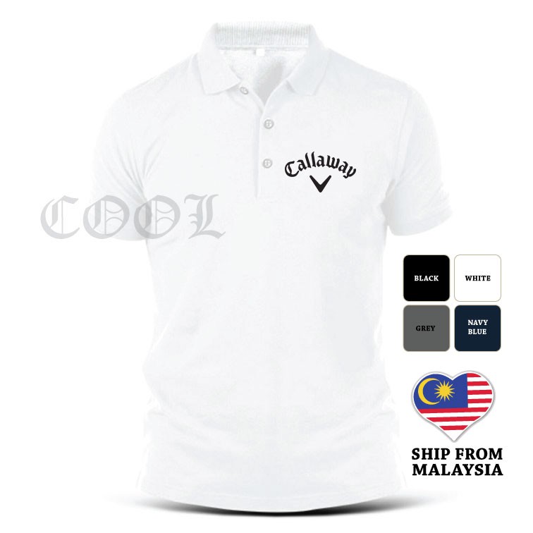 Callaway Golf Sporting Polo Tee เสื้อยืดโลโก้ EMBROIDERY EDR-070 ...