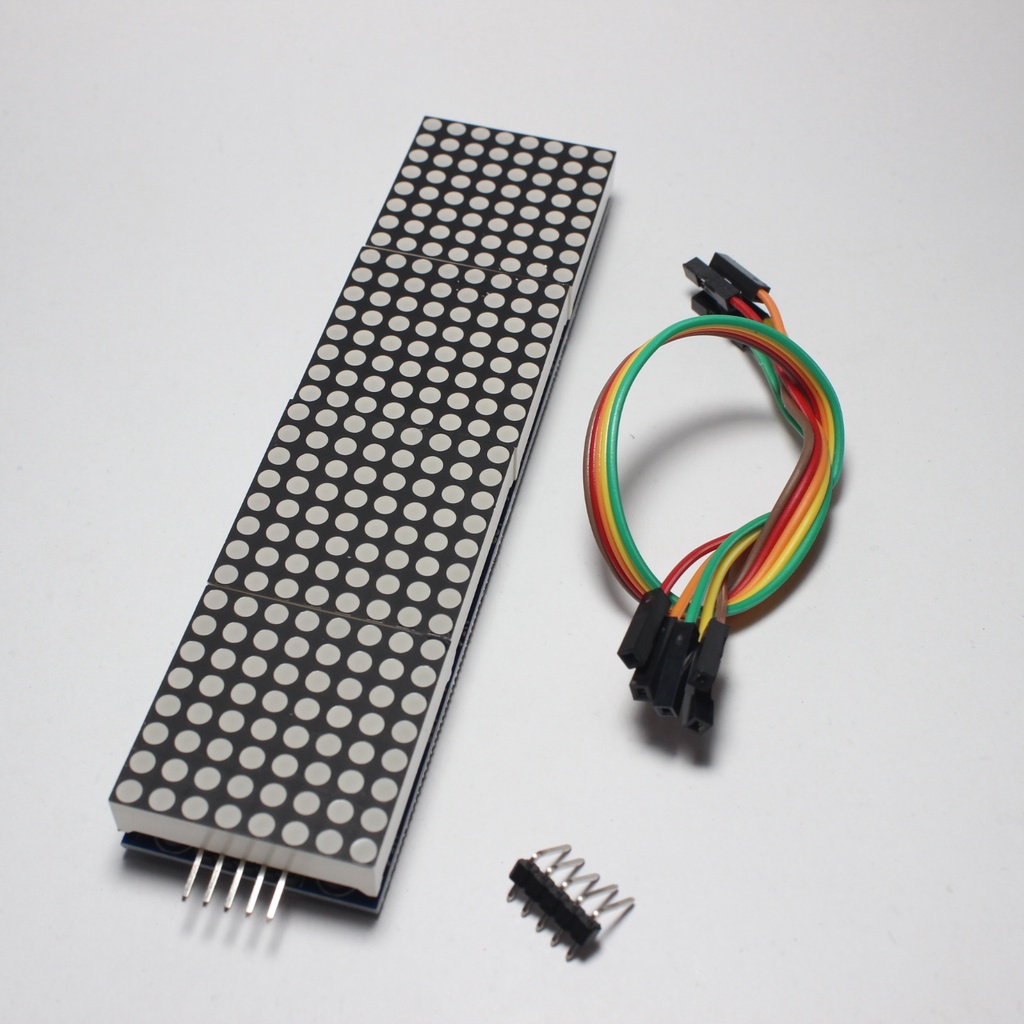 MAX7219 Dot Matrix Module 4-in-1 Display จอแสดงผลแบบ 4 in 1 LED Module ...