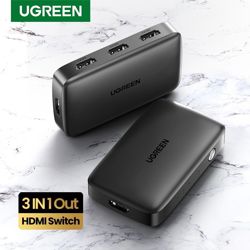 Ugreen HDMI Switch for Xiaomi Mi Box 3 In 1 Out HDMI Switcher 4K/30Hz | Shopee Thailand