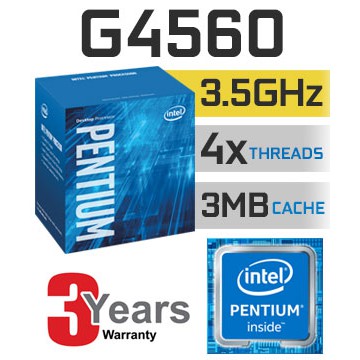 Intel 7th Generation Kaby Lake Pentium G4560 3.5GHz | Shopee Thailand