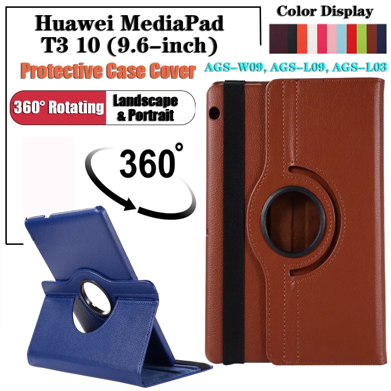 เคสแฟชั่น 360 สําหรับ Huawei MediaPad T3 10 (2017) 9.6 นิ้ว AGS-W09 AGS ...