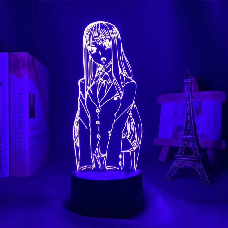 โคมไฟข้างเตียง LED เปลี่ยนสีได้ รูปอนิเมะ Emergence Saki Yoshida พร้อม ...