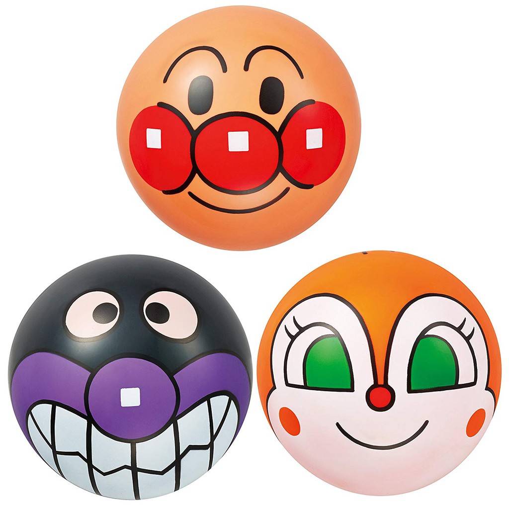 ((ส่งตรงจากญี่ปุ่น))3 Balls with Anpanman face (3 pieces) | Shopee Thailand
