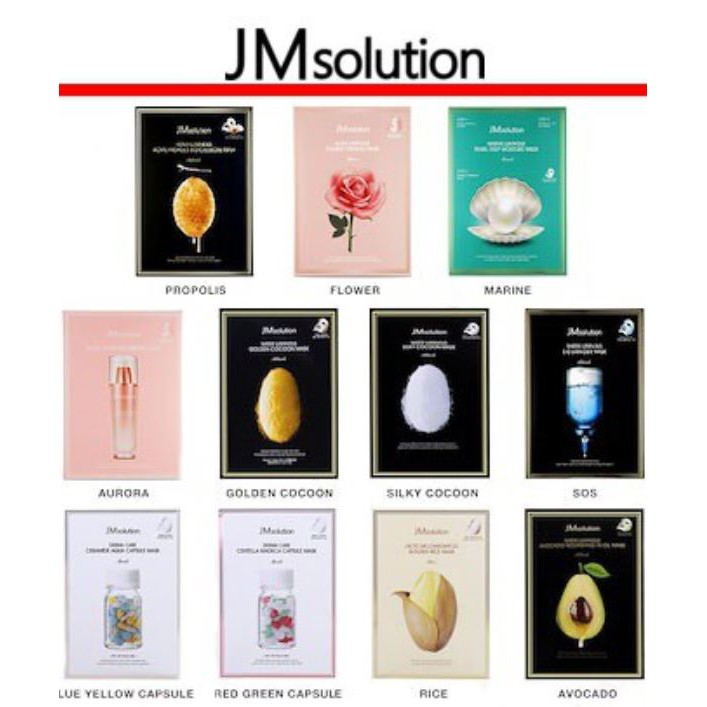 JM Solution Luminous Sheet Mask แผ่นมาร์คหน้า JM Solution ของแท้จาก ...