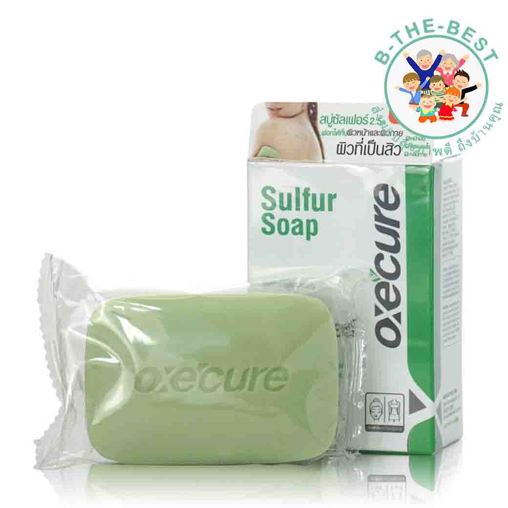 OXECURE Sulfur soap 30 g / 100 g ol00114 | Shopee Thailand