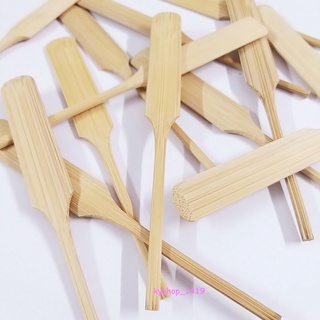 ไม้พาย ขนาด 17 cm. ไม้พายไม้ไผ่ ใช้คนเครื่องดื่ม แคะขนมถ้วย ปาดเนย ปาด ...