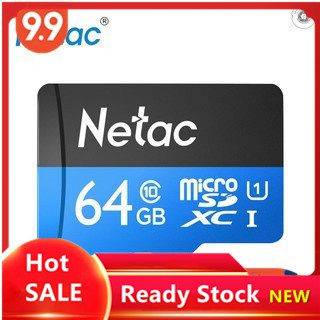 Netac P500 Class 10 64G Micro SDXC TF แฟลชการ์ดหน่วยความจํา ความเร็วสูง สูงสุด 80MB/s | Shopee ...