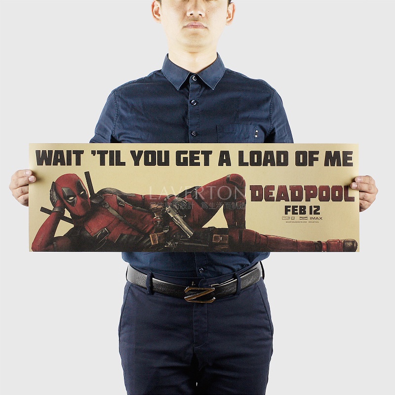 โปสเตอร์กระดาษคราฟท์ Dead Waiter D / 72.5X24 ซม. สําหรับตกแต่งบาร์ ...
