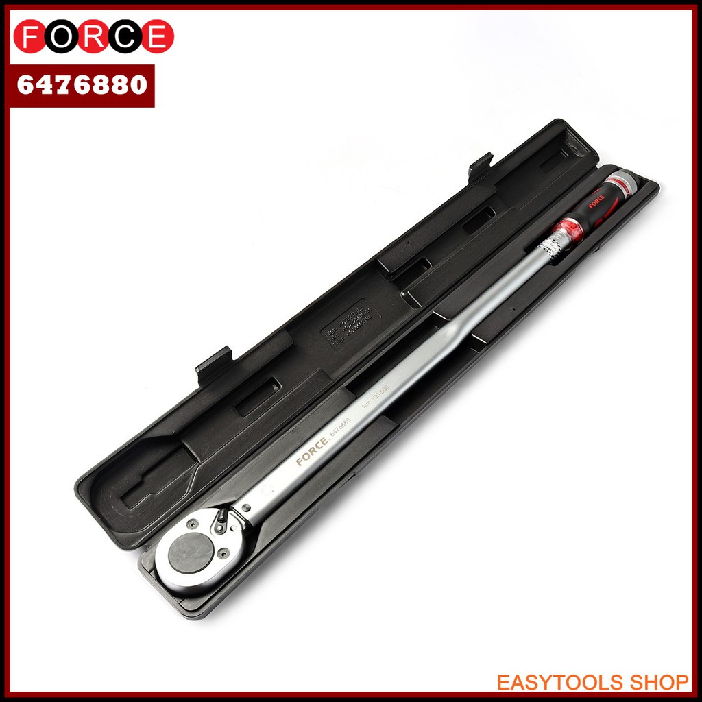 FORCE ประแจปอนด์ (ประแจวัดแรงบิด) รุ่น 6476880 ขนาดแกน 3/4 นิ้ว แรงบิด 100-500 Nm (นิวตันเมตร ...