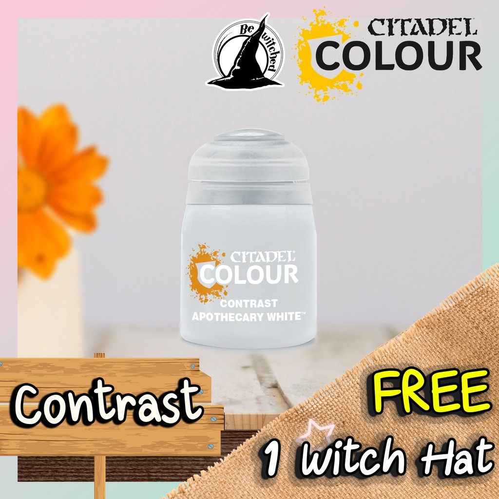 (Contrast) APOTHECARY WHITE : Citadel Paint แถมฟรี 1 Floor Tile ...