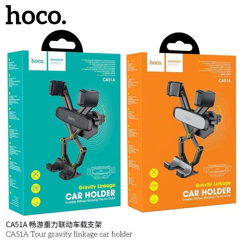 Hoco CA51A ที่ยึดช่องแอร์โทรศัพท์ในรถ เหมาะสำหรับโทรศัพท์4-6.5นิ้ว แท้ ...