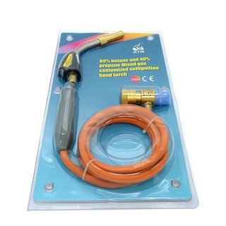 หัวเชื่อม Hand-torch รุ่น มีสาย RTM-1S660 ใช้ต่อกับแก๊สกระป๋อง เชื่อม ...