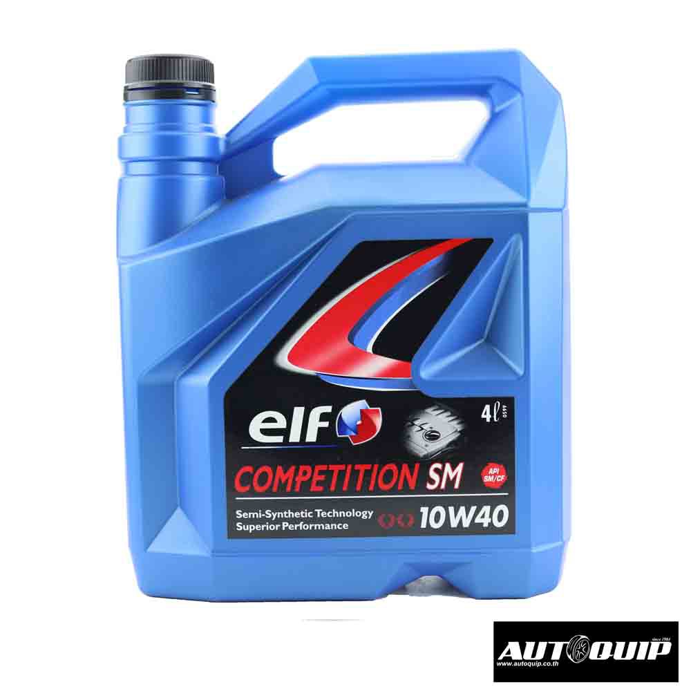 ELF COMPETITION SM 10W40 4 L. สำหรับรถยนต์เบนซิน (สินค้าเกรด B) ฉลากไม่สมบูรณ์ | Shopee Thailand