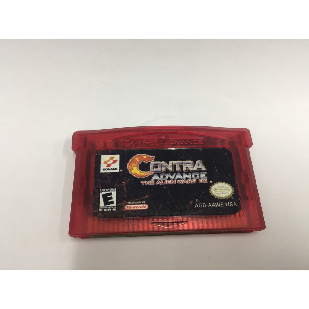 ตลับ GBA Contra Advance - The Alien Wars EX (USA) ตลับผลิตใหม่ | Shopee ...