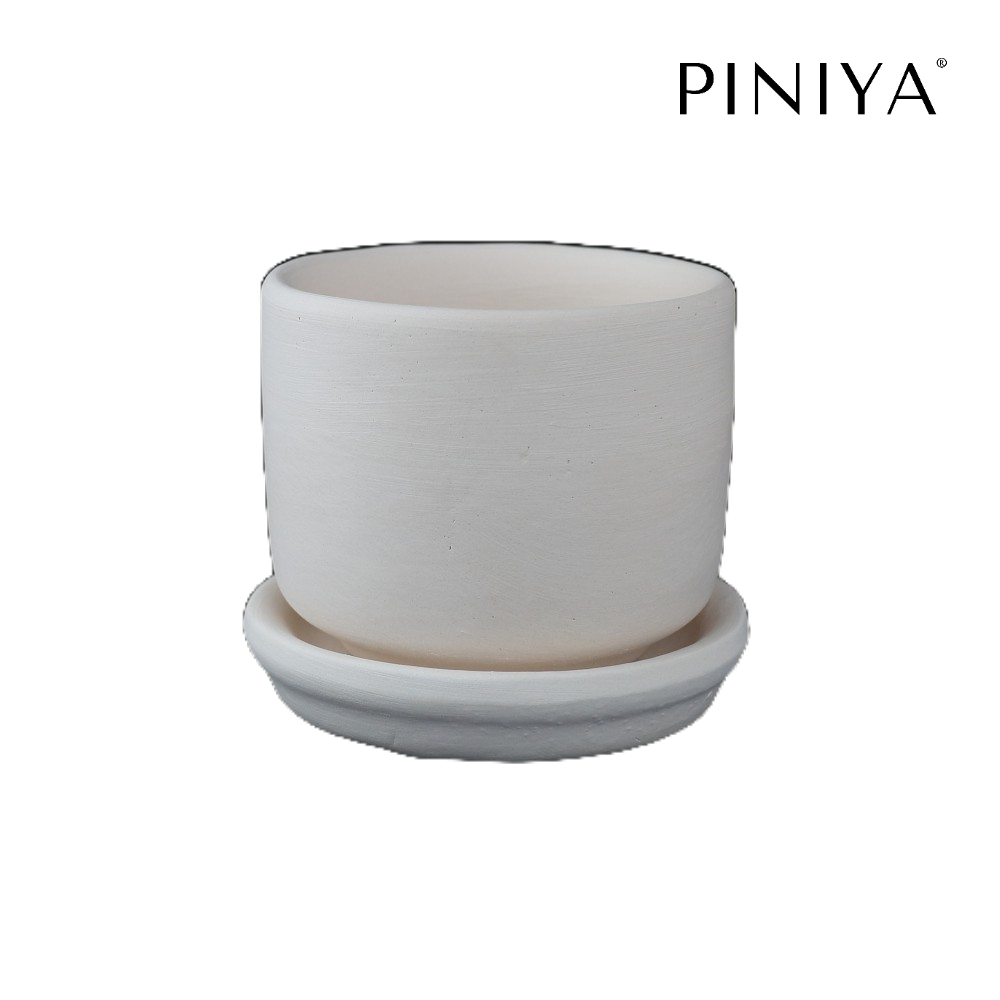 Piniya พินิยา - กระถางต้นไม้ ดินเผา รุ่น น่ารักเล็ก, 9ซม., ไม่เขียนลาย ...