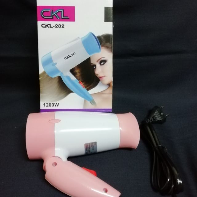 ไดร์ เป่า ผมCKL -282 ไซส์ มินิ พกพา ได้ | Shopee Thailand