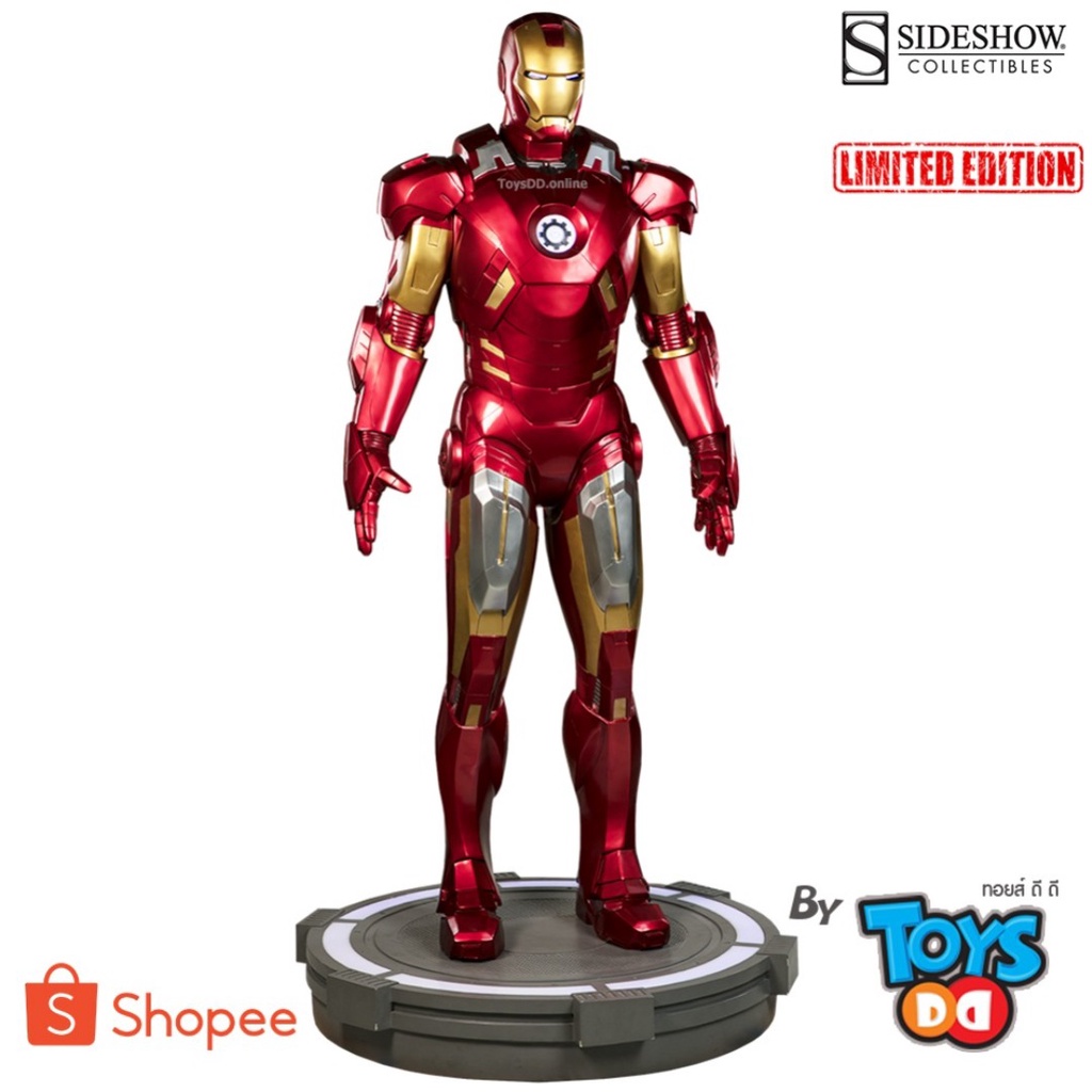 Iron Man Mark 7 Life-Size Figure by Sideshow Collectibles | Shopee Thailand