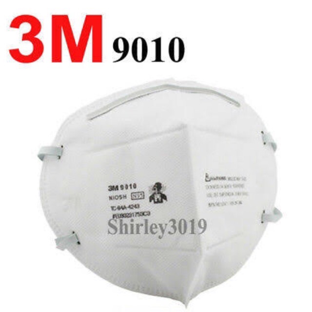 หน้ากากอนามัย 3M ป้องกันฝุ่นละอองPM2.5 รุ่น 9010 N95 | Shopee Thailand