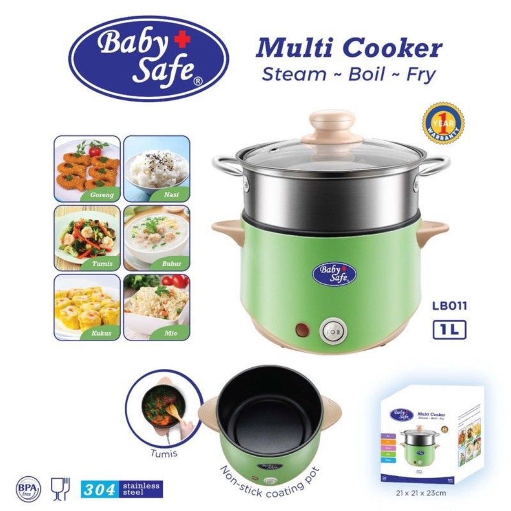 Baby Safe Multi Cooker 1 ลิตร LB011 | Shopee Thailand