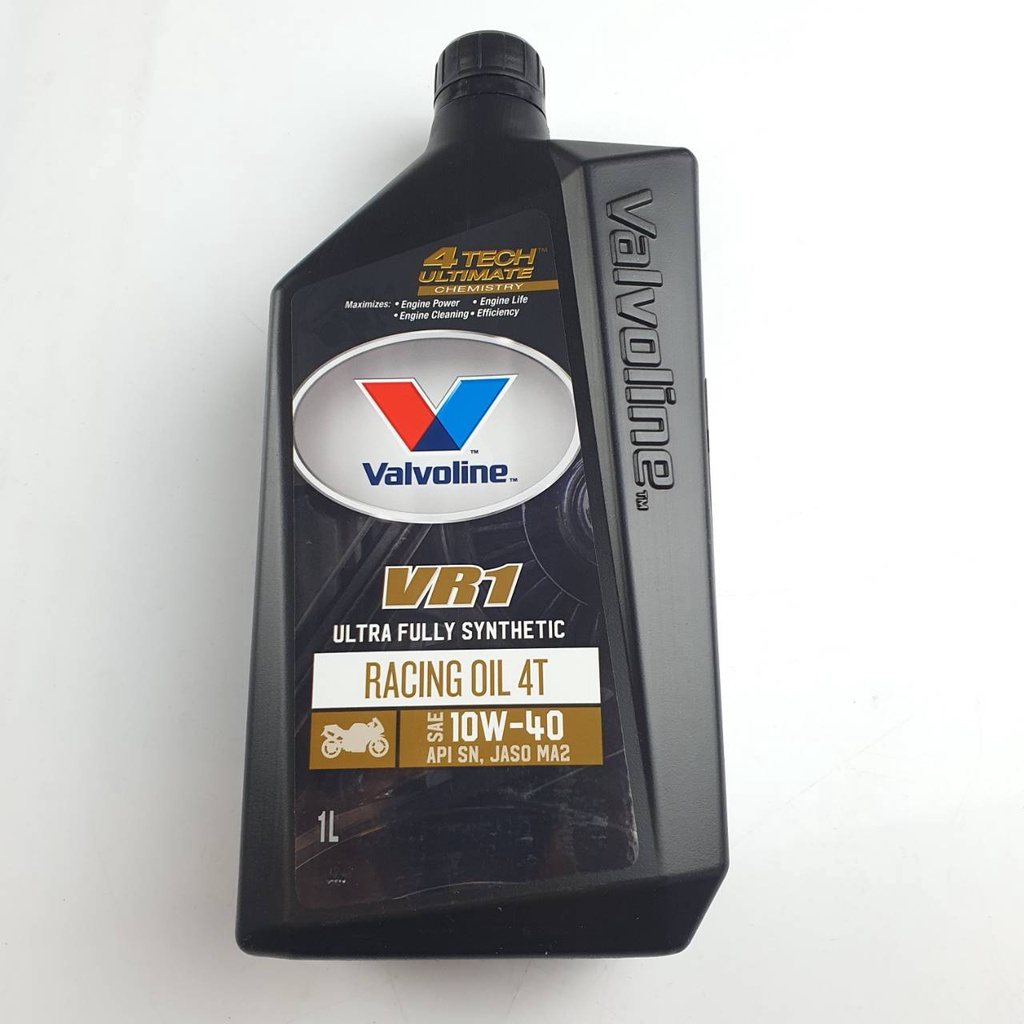 น้ำมัน.4T Valvoline VR1 RACING OIL 1ลิตร SAE 10W-40 | Shopee Thailand