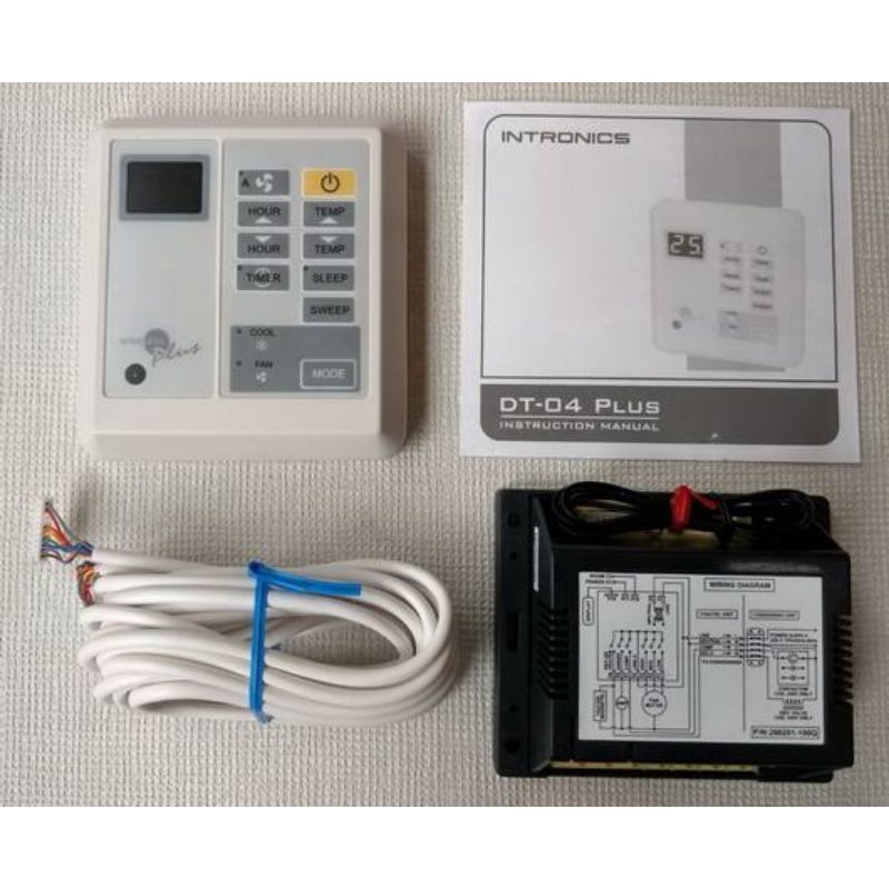 ชุดรีโมทคอนโทรลดิจิตอล INTRONICS รีโมทแอร์ เทอร์โม รูม DT03 DT04 มีสาย ...