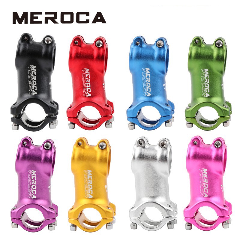 MEROCA จักรยานก้านสั้น 25.4 มม. แฮนด์จักรยานสำหรับเด็ก 60 มม คอแฮนด์รถ ...