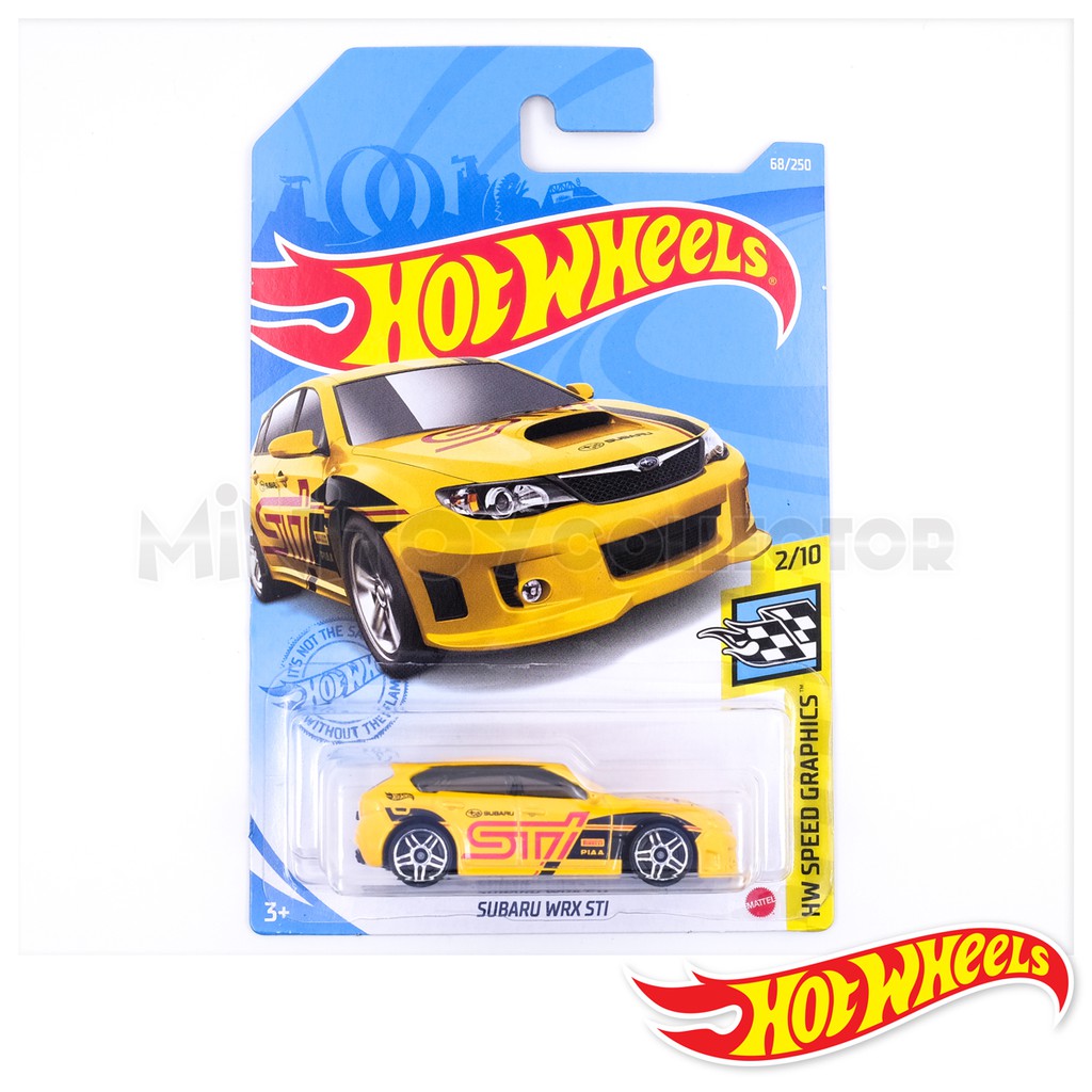 รถเหล็ก HOTWHEELS ของแท้ Subaru WRX STI (Yellow) | Shopee Thailand