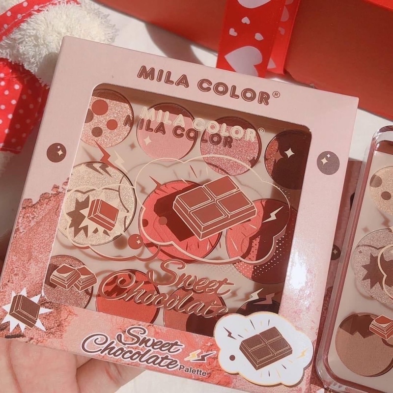 Mila Color Sweet Chocolate พาเลทอายแชโดว์ 11เฉด คละเบอร์ ตลับละ55บาท ...