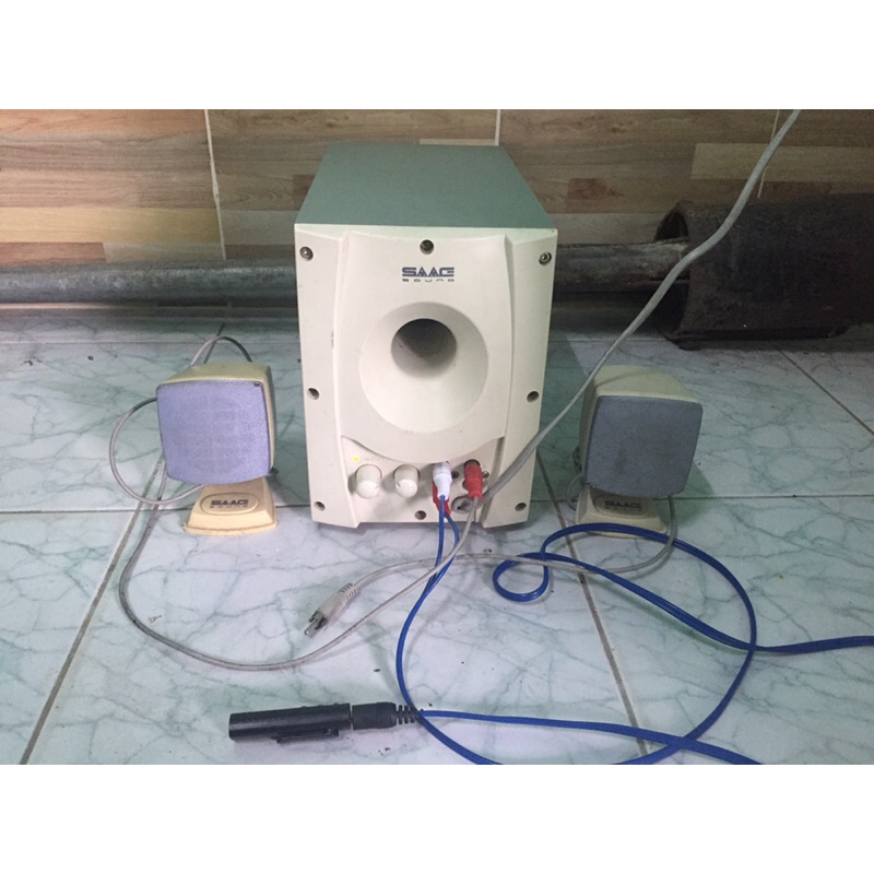 ลำโพง saag เสียงดีเบสแน่นๆ กลางใส แถมบลูทูธให้ด้วย | Shopee Thailand