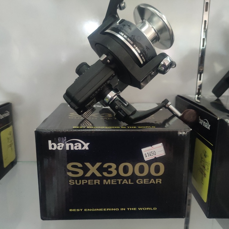 รอกสปินนิ่ง Banax รุ่น SX มีเบอร์ 2000/3000/4000/5000 รอกตกปลา Banax sx ...