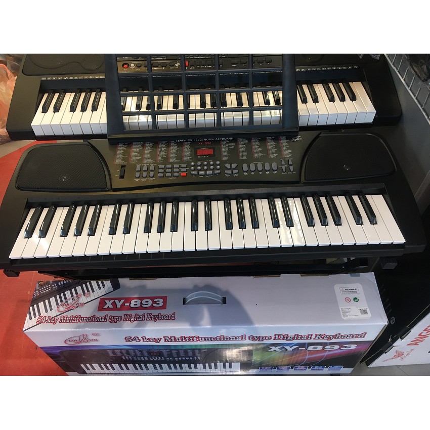 คีย์บอร์ด Electronic Keyboard รุ่น XY-893 🚩คีย์บอร์ดไฟฟ้า 54 คีย์ (ขนาด ...